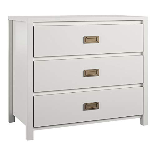 Little Seeds Monarch Hill Haven 3 Drawer White Kids Dresser