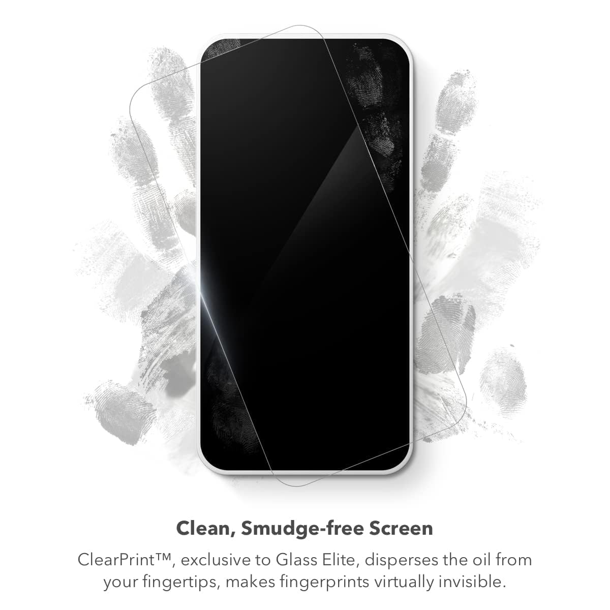 ZAGG Invisible Shield Glass Elite Screen Protector for Apple iPhone 14 Pro Max - 5X Shatter Protection, Anti-Fingerprint Technology, Easy to Install