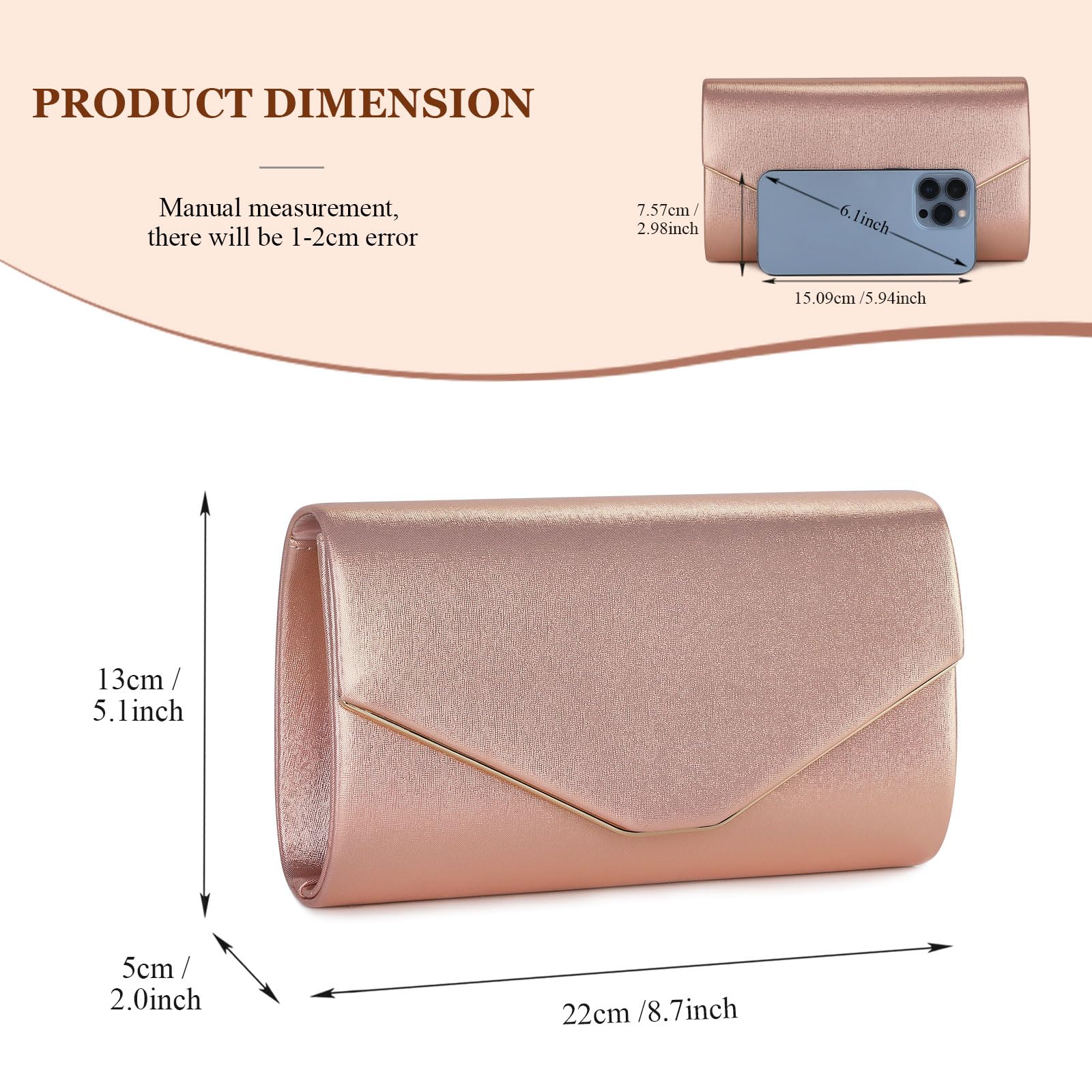 Pinprin Women Evening Clutch Bag Banquet Round Handbag with Top-handle Stylish Wedding Party Wallet Purse (B-Silver)