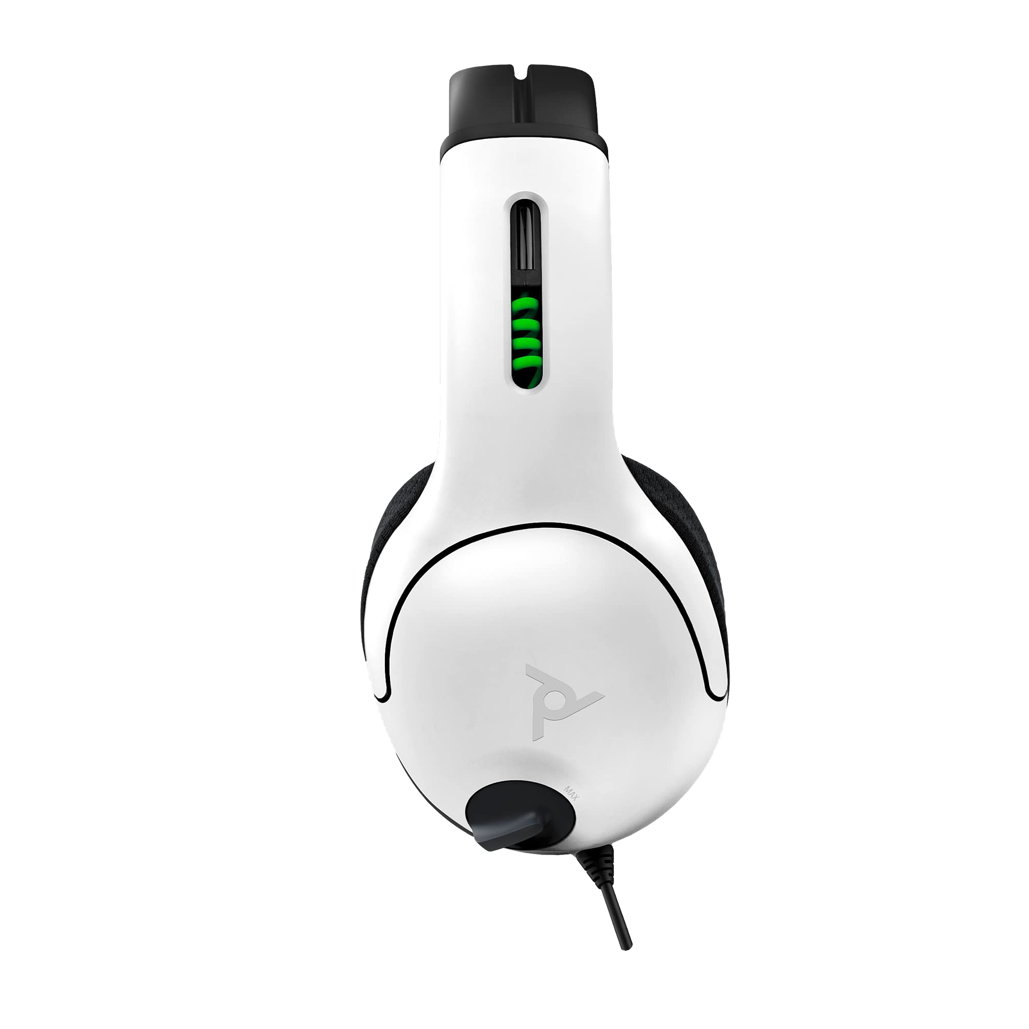 PDP Gaming LVL50 Wired Power Stereo Xbox Headset with Mic - Xbox Series X, S, Xbox One, Xbox Accessory, Windows Sonic, Comfortable Memory Foam, Lightweight, Audio Jack Spatial Sound - White