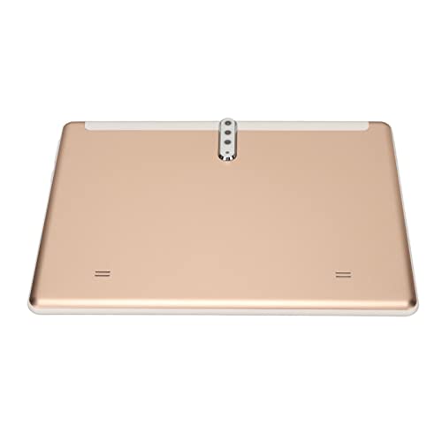 SWOQ Office Tablet, 100240V Gold Tablet 2GHz Octa Core for Work (US Plug)