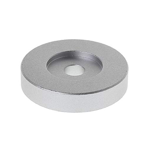 luosh Record Turntable Adapter 45 RPM Aluminum Silver for 7" Vinyl Technics SL1200 Series