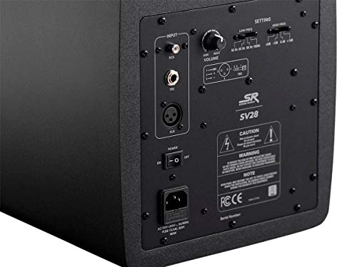 Monoprice Powered Studio Monitor Speakers - 8-Inch, 150-Watt, SV28, Bi-Amplified, Class AB Amp - Stage Right Series