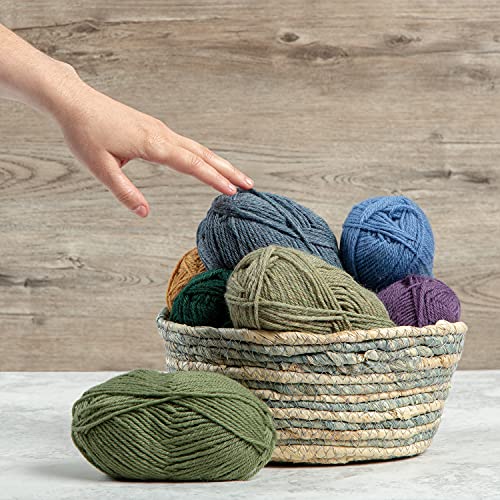 Knit Picks Wool of The Andes Worsted Weight 100% Wool Yarn Black (1 Ball - Coal)