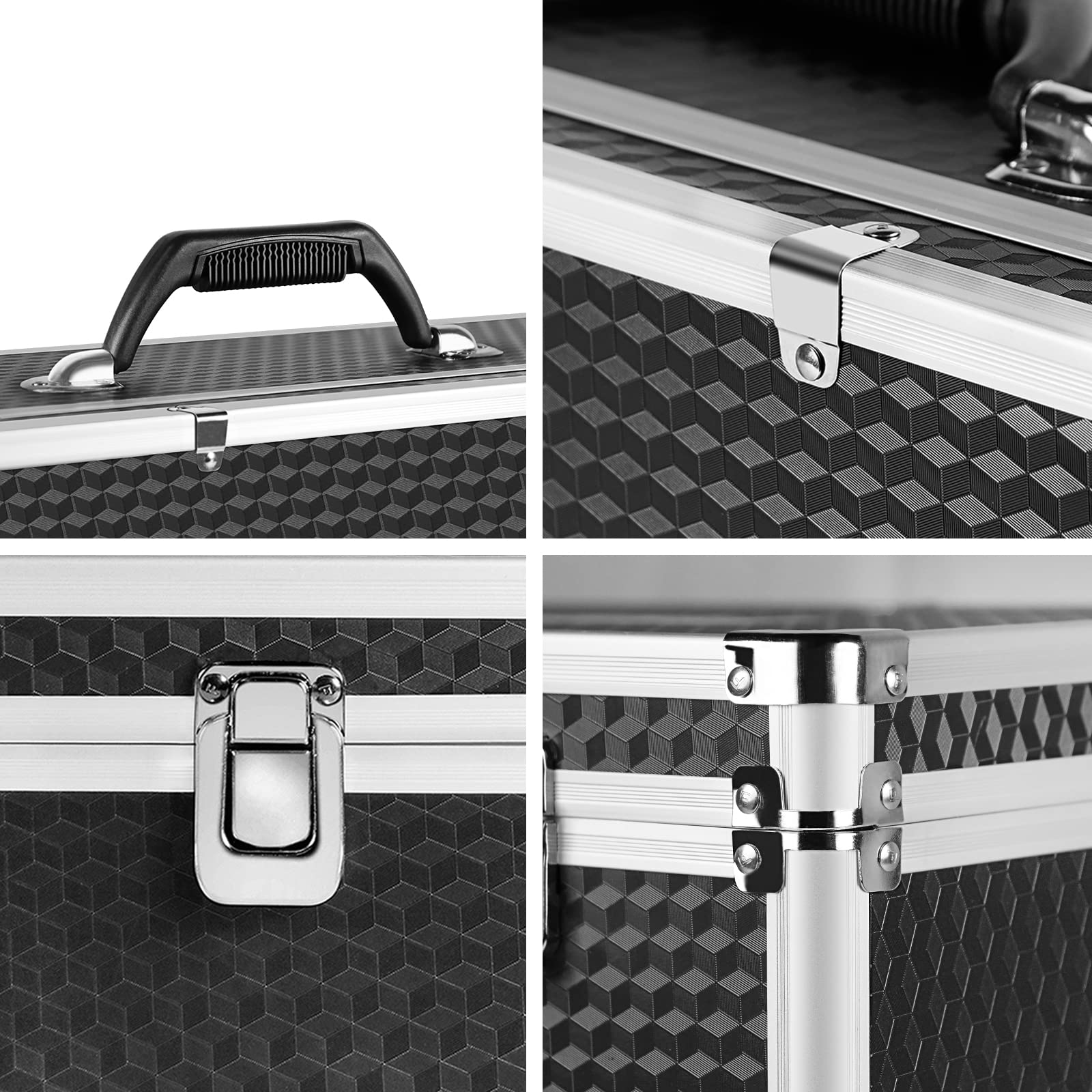 Phenyx Pro Wireless Microphone System PTU-7000B Bundle with The Customizable Large Size Carrying Case