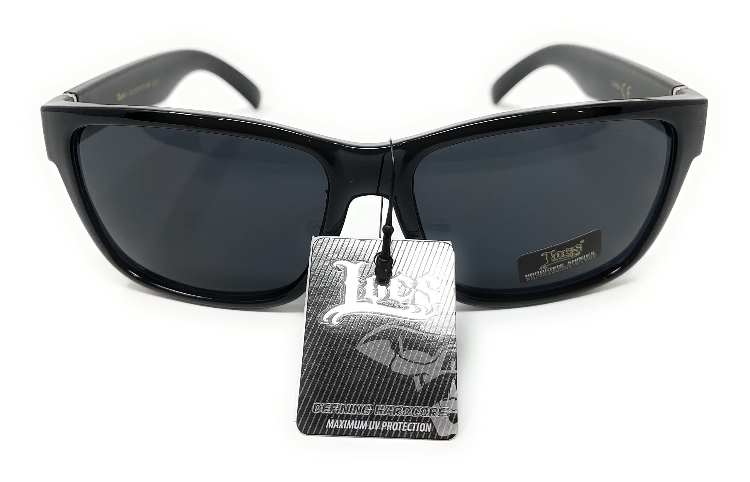 Locs 91070 Black Sunglasses | Authentic Hardcore Gangster OG Cholo Classic Shades