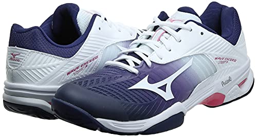 Mizuno womens Wave Exceed Tour 3 All Court, Astral Aura-White, 7 M US