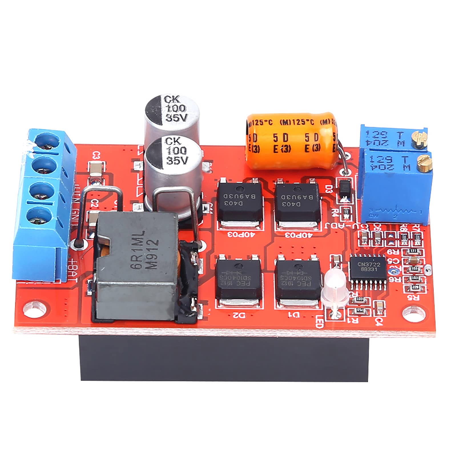 MPPT Solar Panel Regulator Module Charging Controller Boost Converter Module with Automatic Intelligent Three Stage Charging Mode 5A