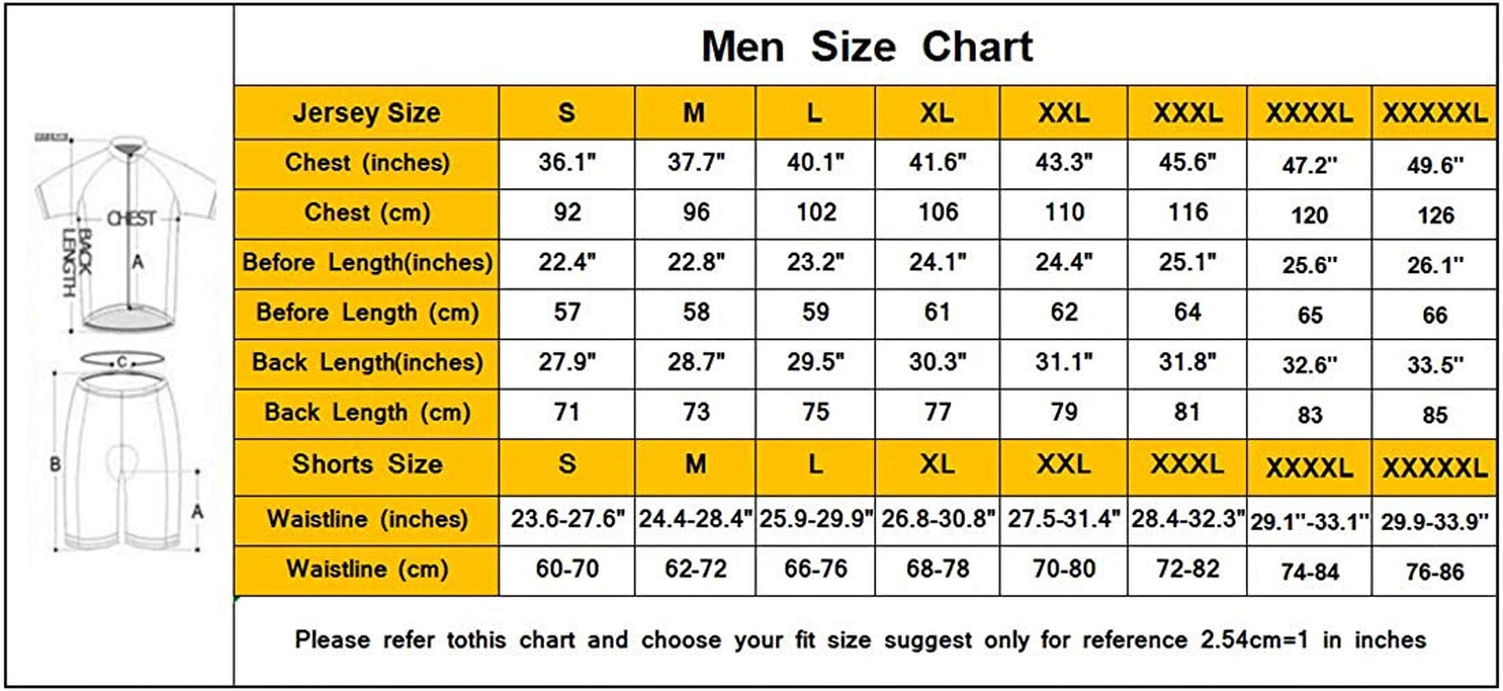 Men Cycling Jersey Team Bike Shirts Short Sleeves and Bib Shorts Set Biking Clothing C78 (F,Medium)