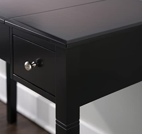 Linon Concord Vanity Set Black Cherry