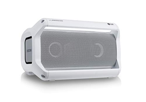 LG PK5W XBOOM Go Water-Resistant Wireless Bluetooth Party Speaker with Up to 18 Hours Playback - White