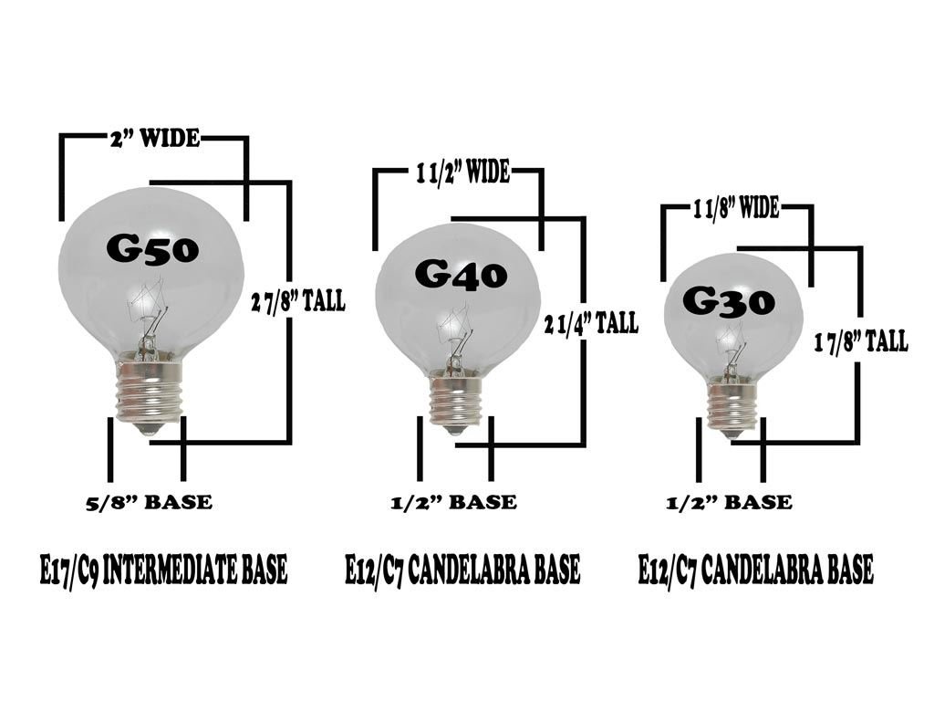 Novelty Lights C9/E17 Outdoor Globe String Lights – Outdoor Patio Party Pergola Garden Backyard Light Set – Heavy Duty Market Café Commercial Grade – Black Wire - 25 Feet