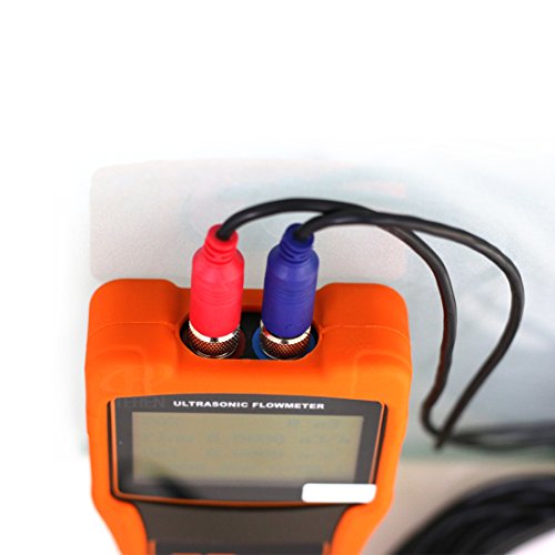 TR-DTI-100H-HS + HM DTI Velocity Meter Digital Transit-Time Ultrasonic Flow Meter for Milk DN15 ~ DN300mm Pipe Size with HS HM Transducer -40~90 C Bracket Sensor Water Flowmeter