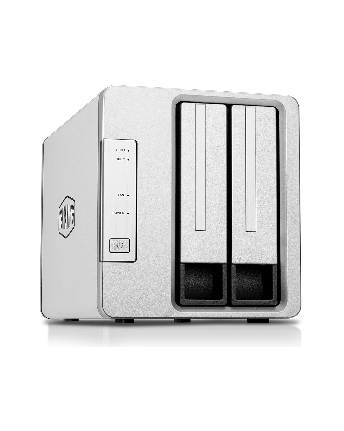 TERRAMASTER F2-210 NAS 1GB Quad Core & 2Bay USB3.1 Enclosure D2-310 RAID Storage External HDD Dock, Expand The Capacity of Network Attached Storage NAS Server