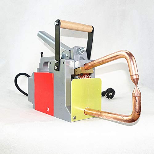 Spot Welder 230V/110V, Welding Thickness 1.5+1.5mm Steel Plat CE Portable Resistance Spot Welding Machine (A. 230V EU Plug)