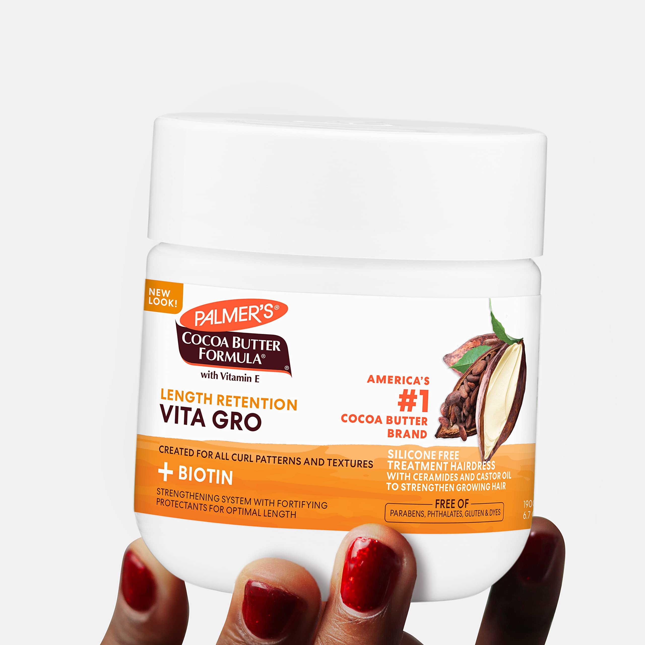 Palmer's Cocoa Butter & Biotin Length Retention Vita Gro, 6.7 Ounce