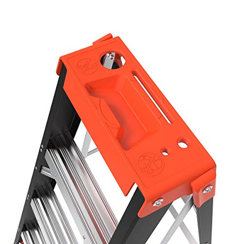 Little Giant Ladders, MicroBurst, 4' Stepladder, Fiberglass, Type 1AA, 375 lbs weight rating, (15700-001)