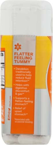 OLLY Beat The Bloat Capsules, Digestive Support Enzymes, Supplement for Women - 25 Count