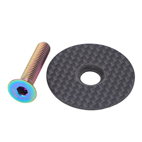 Pinsofy Headset Top Protection Multifunctional Carbon High Strength Titanium Alloy Stem for Road Bike
