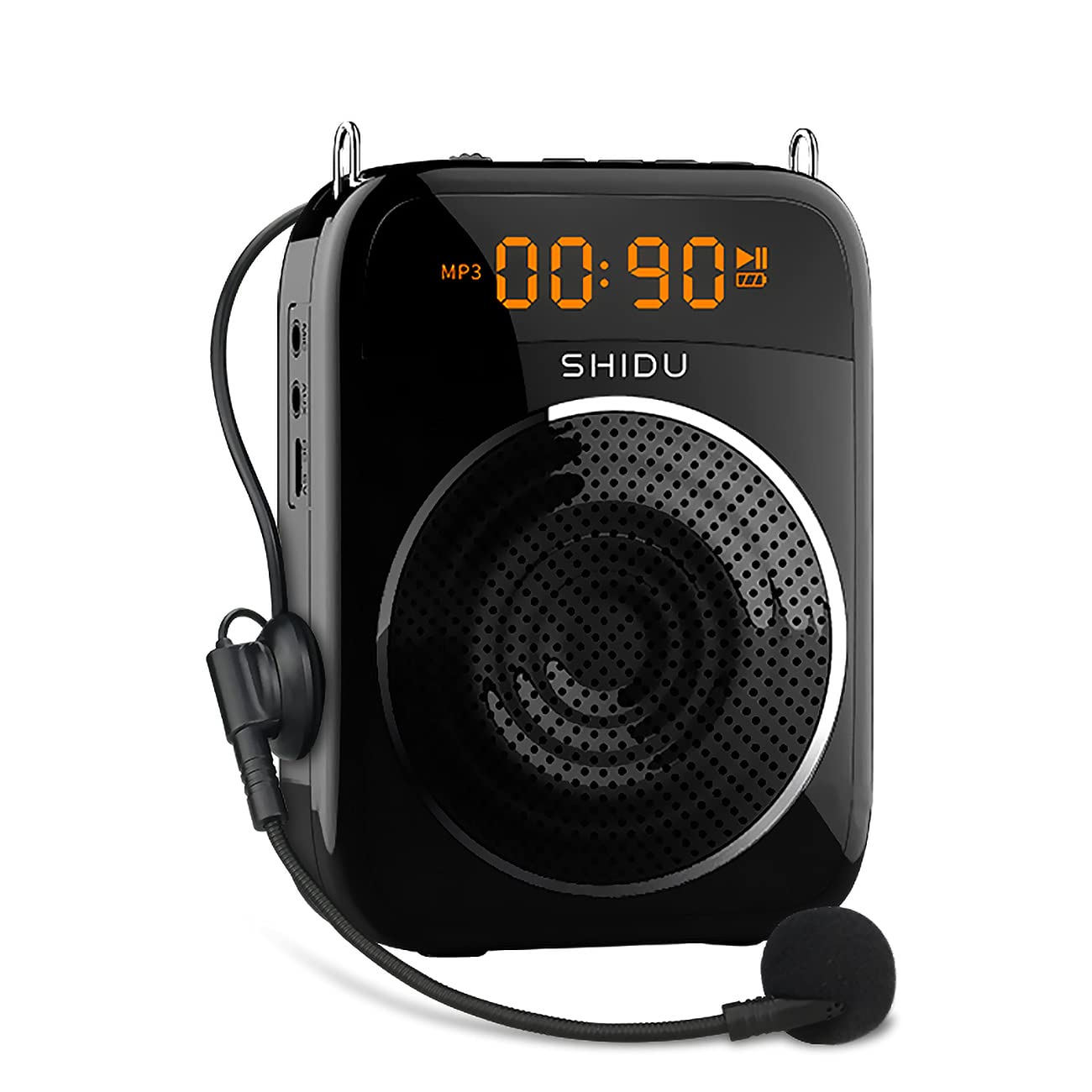 Recbot Voice Amplifier for Teachers with Microphone Headset, LED Display 2000mAh Rechargeable 15W Bluetooth Mini Portable Voice Amplifier Speaker for Teachers, Tour Guide, Coaches, Meeting