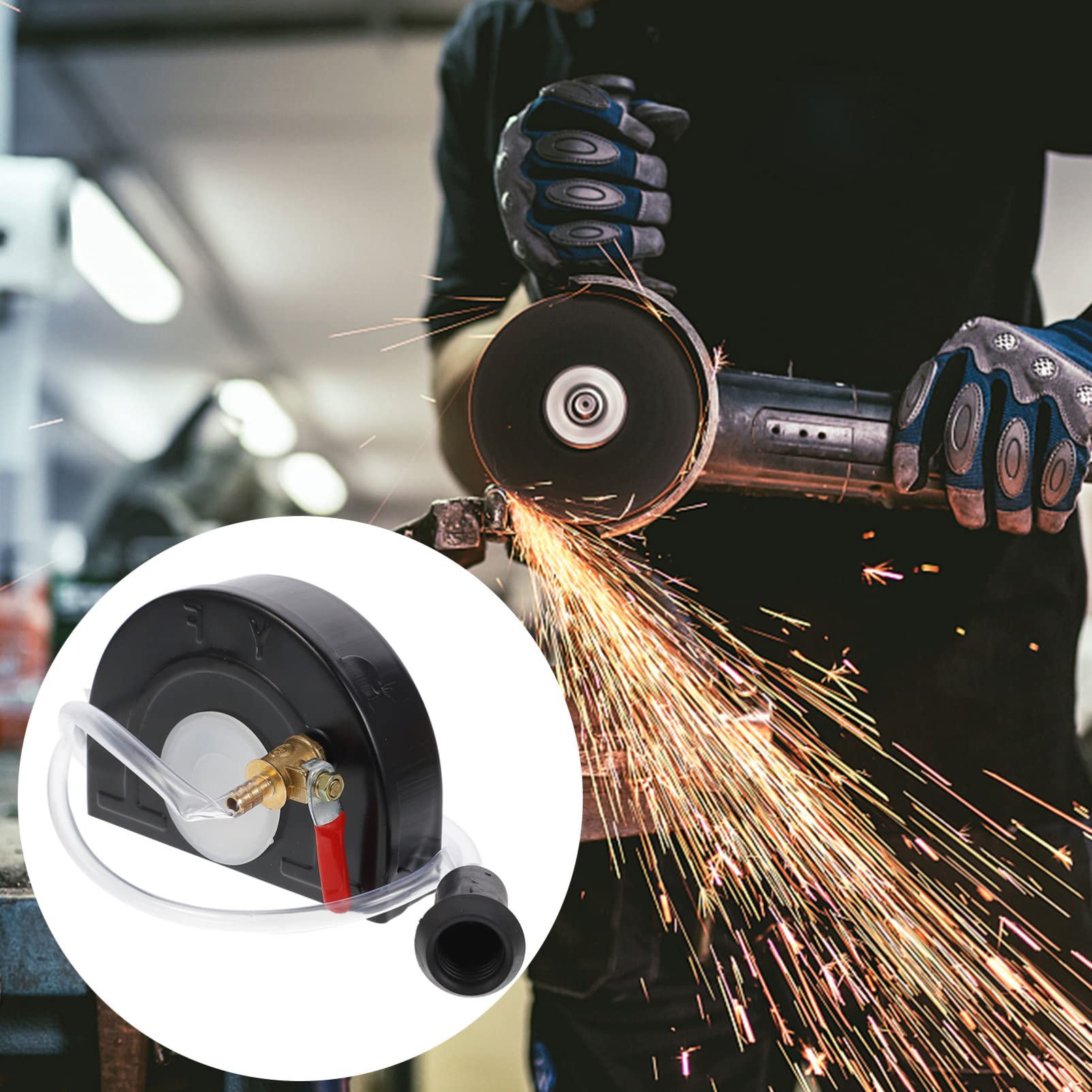 ULTECHNOVO Grinder Guard Water Slotting Dust Cover - Water Slotting Dust Cover Water Pump Angle Grinder Guard