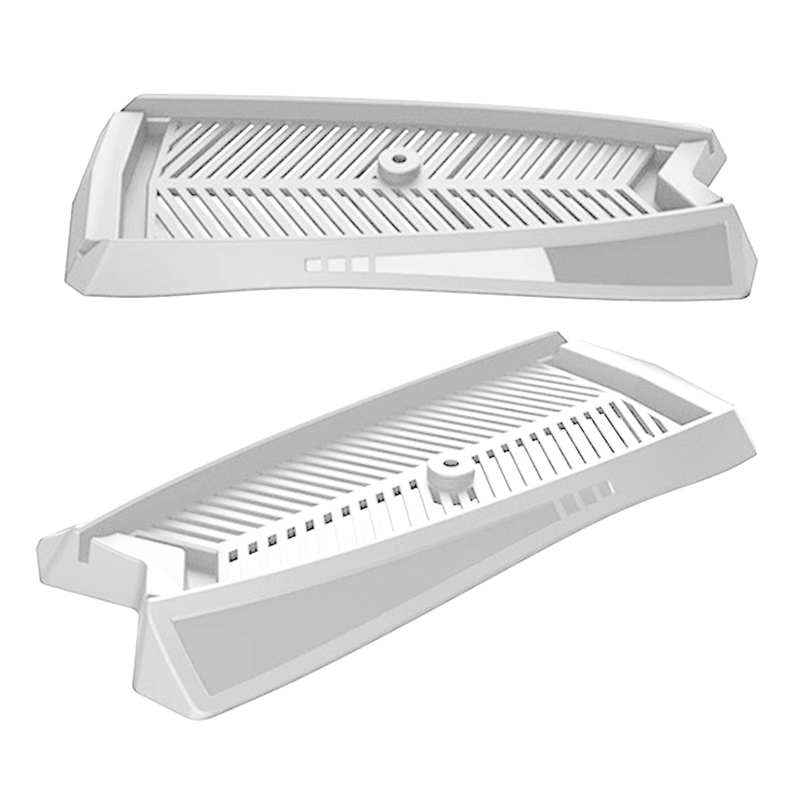 OLYGIVE PS5 Stand, Vertical Stand for PS5 Digital Edition Console with Built-in Cooling Vents and Non-Slip Feet - White