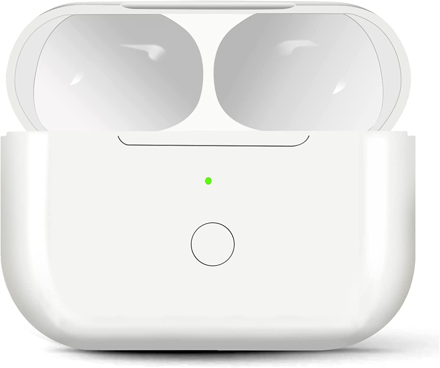 Wireless Charging Case Compatible with Airpods Pro,Airpods Pro Charging Case Replacement Only,Air pod Pro Charger Case with Bluetooth Pairing Sync Button,660 mAh Built-in Battery,No Air pods Pro M1