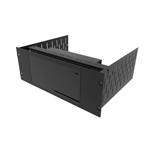 Penn Elcom Custom Media Rack Shelves (Works with Xbox Series X (4U))