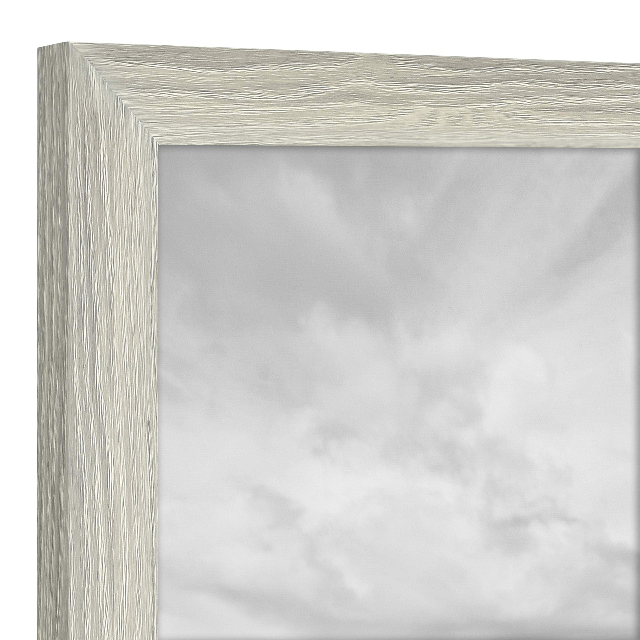 MCS Studio Gallery 8x10 Picture Frame Gray Woodgrain, Vertical & Horizontal Wall Hanging & Easel for Tapletop Display, Rectangle Photo Frame for Photos, Posters & Art Prints (2-Pack)