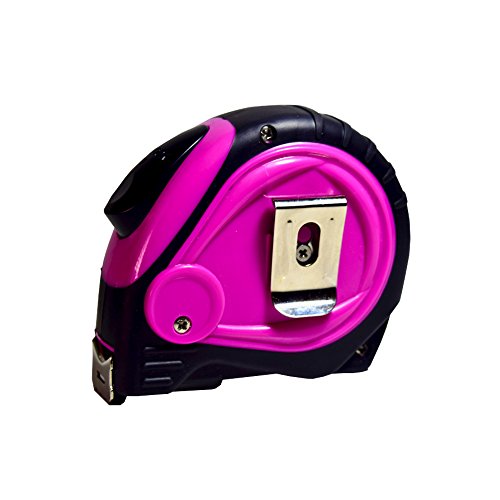 The Original Pink Box 25-Foot Auto-Locking Tape Measure, Pink