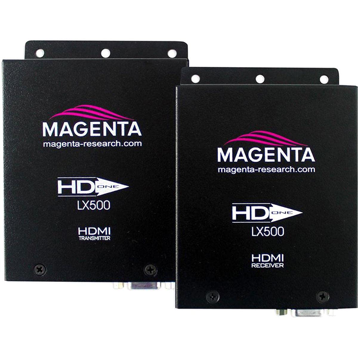 Magenta Research HD-One LX500 HDMI, IR & RS-232 Extender Kit, Includes Transmitter/Emitter, Receiver, 2x IR Dongle, 2x Universal Power Supply
