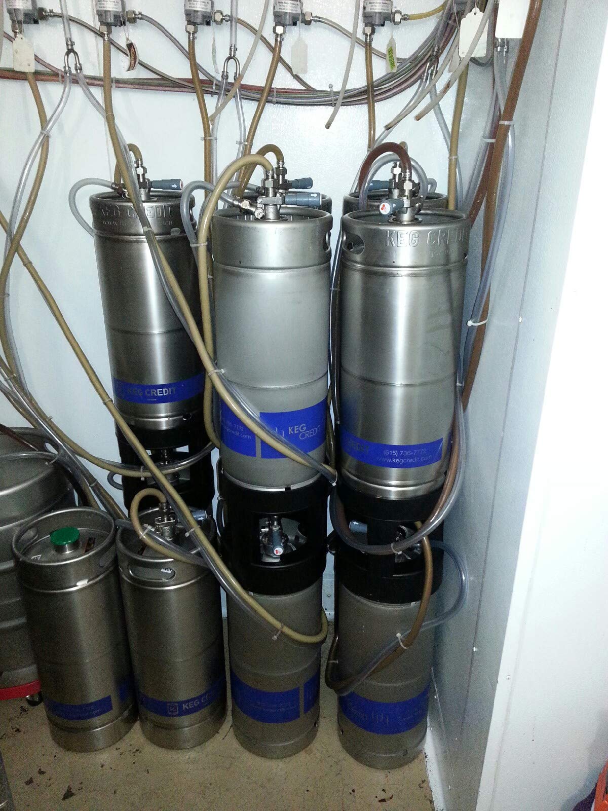 Sixtel Keg Spacer - Safely Stack Sixtel Kegs (Torpedo-Style) and Tap Both the Top Keg and Bottom Keg - Double the Floor Space of Your Walk-In Cooler