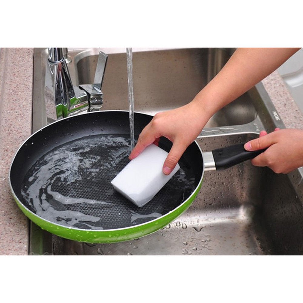 Magic Eraser Sponge, 20 Pack Magic Sponge Eraser Cleaning Sponge, Multi-functional Household Cleaning Kitchen Dish Sponge for Furniture, Bathroom, Bathtub, Sink, Floor, Baseboard, Wall Cleaner