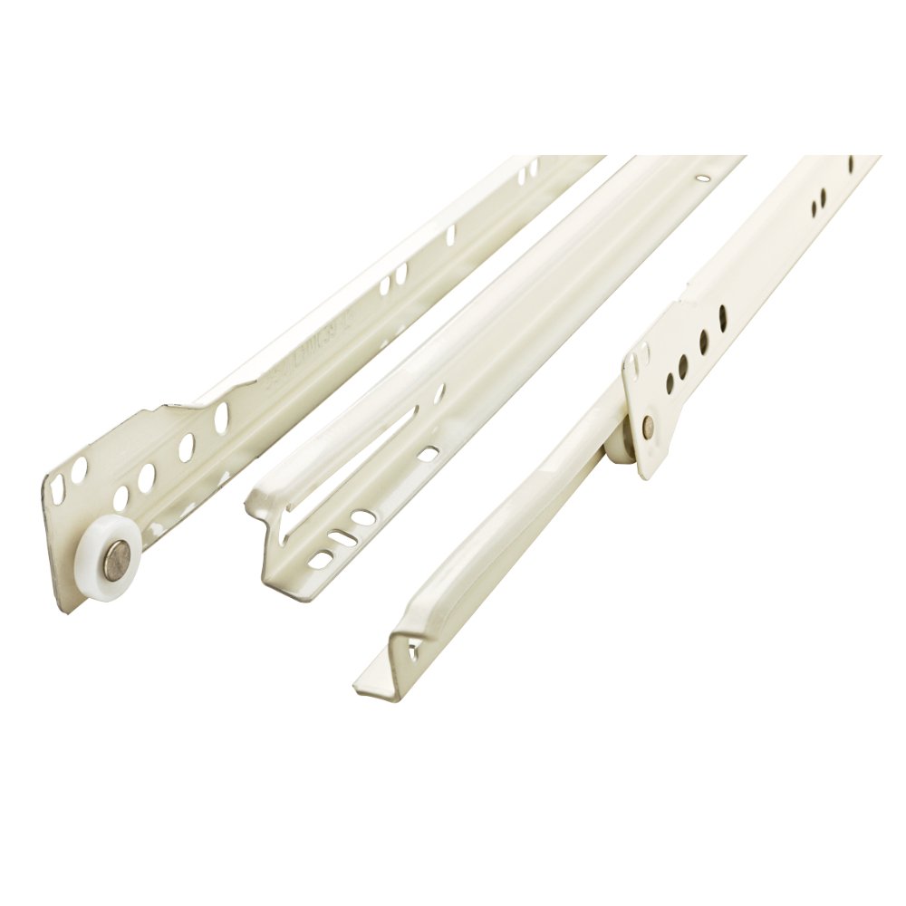 Liberty D68818C-W-TS 18-Inch Bottom Mount Drawer Slide,White