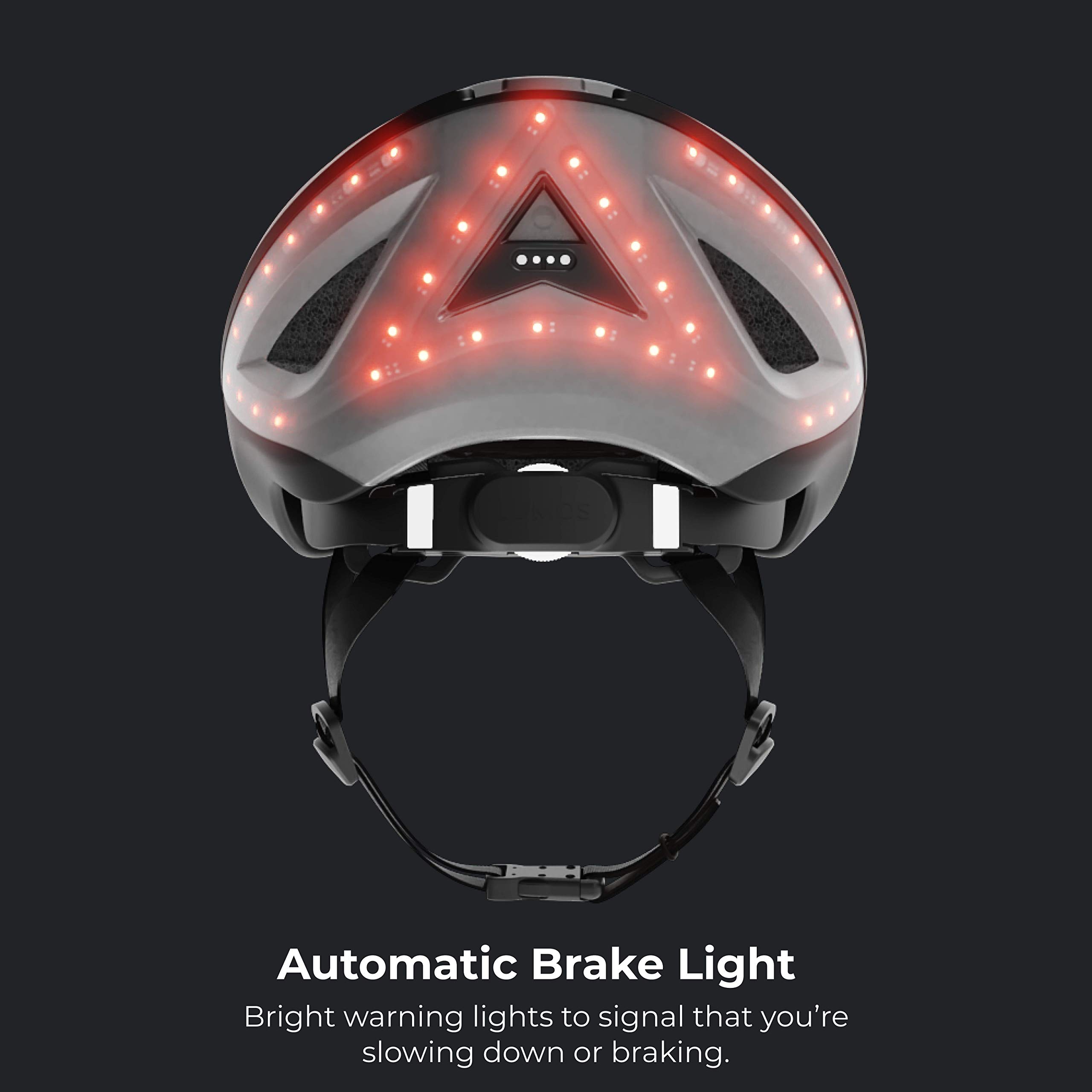 Lumos Kickstart Smart Bike Helmet | Front and Back LED Lights with Turn Signals | Sky Lime Without MIPS