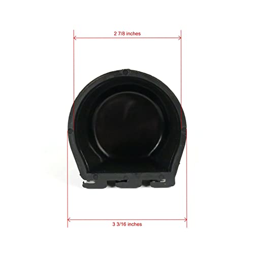 The ROP Shop | (Pack of 2) Black Cage Cups for Chickens, Dogs, Pheasants, Rabbits Feed & Water