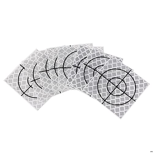 Self-adhesive reflective tapes, Prism Survey Reflector Sheet Reflective target6060MM20PCS