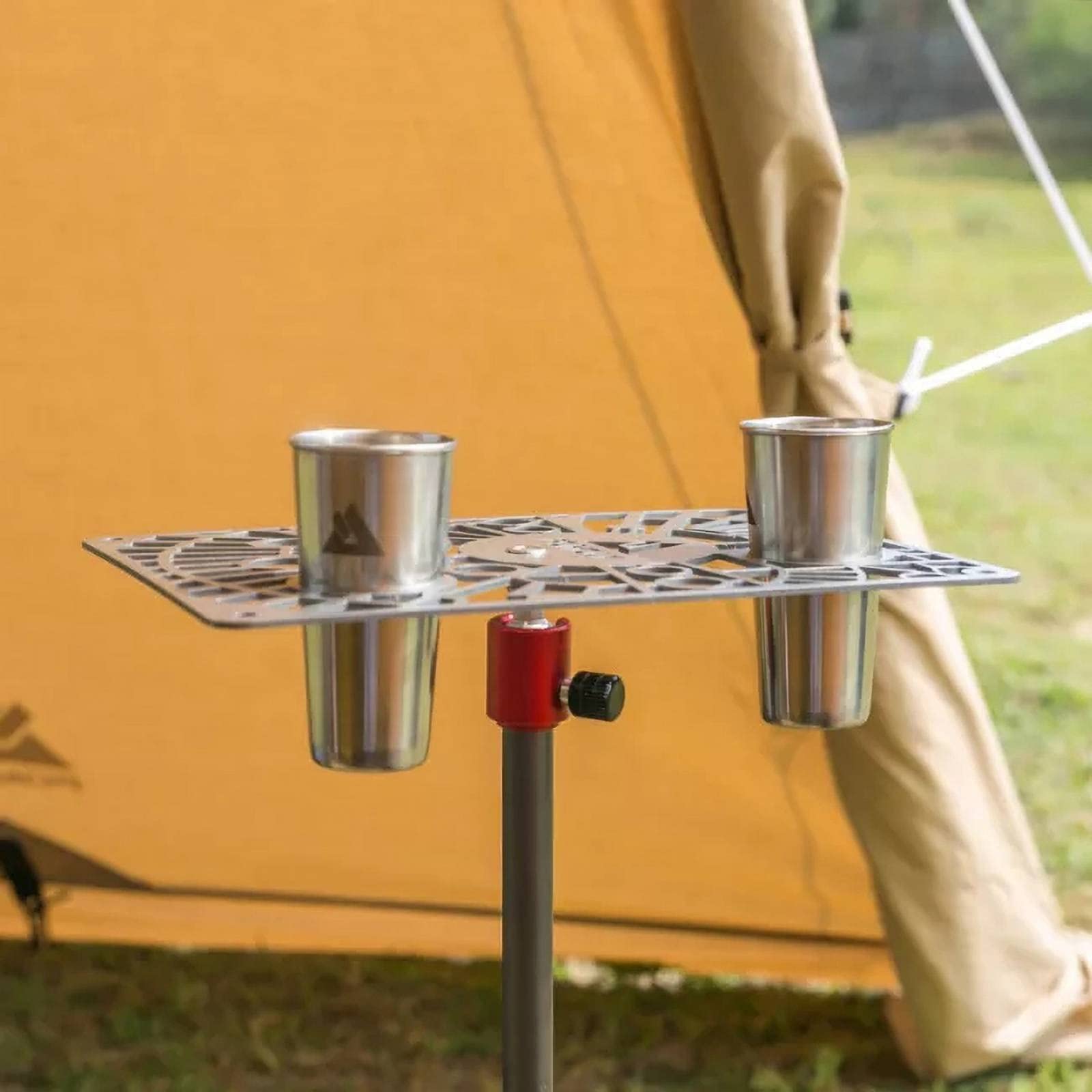 POMOLY G2 Table Titanium Ultralight Folding Gimbal Desk for Solo Camping Fishing Outdoor