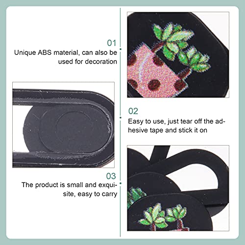 UKCOCO 3pcs Camera Cover Camera Slide Blocker Camera for Computer Laptop Privacy Covers Computers Laptops Laptop Webcam Covers Cartoon Webcam Cover Phablet Abs Plastic Supplies Potting