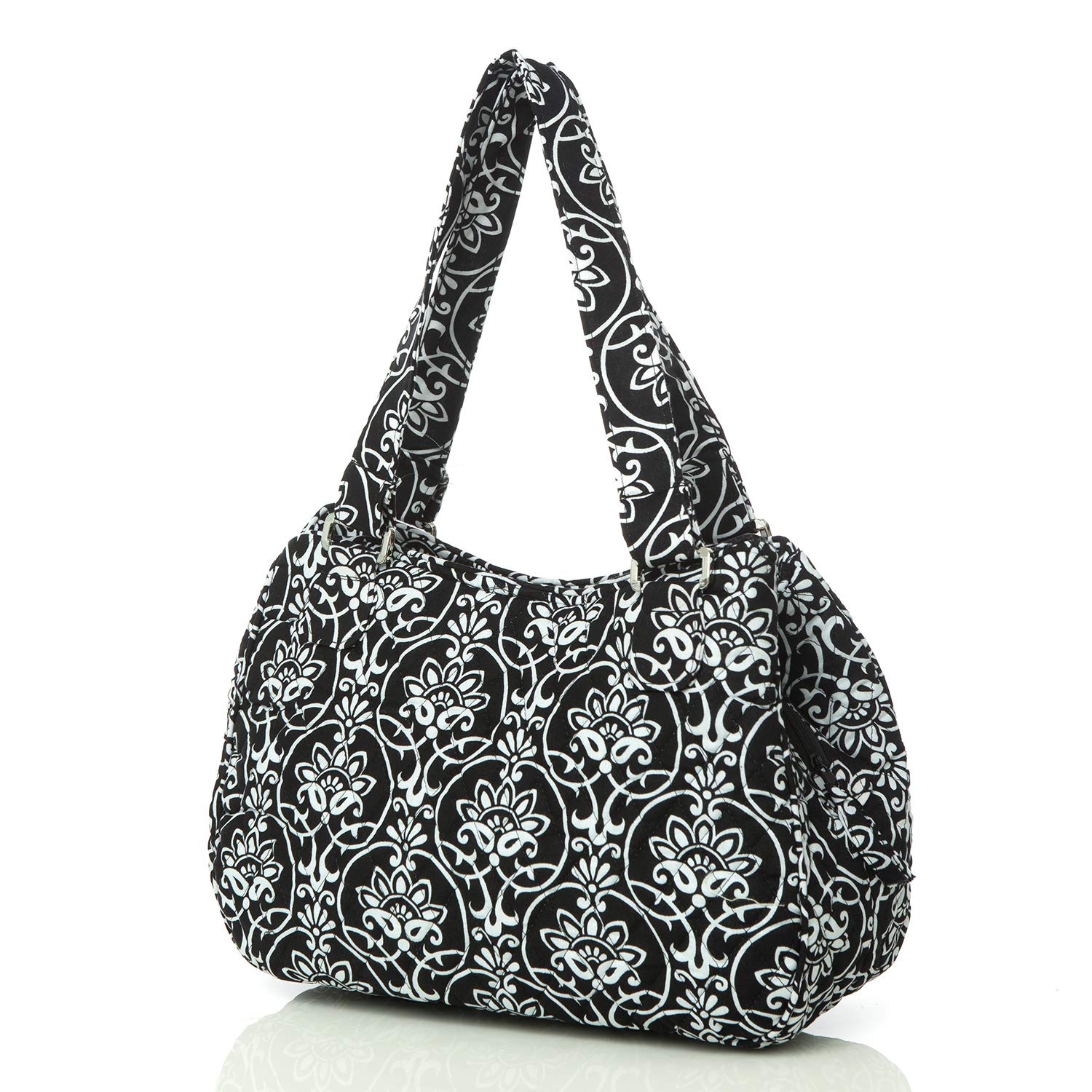 MAGOU Handle Bags Shoulder Bag - Quilted Cotton Tote Bag, Soft Lightweight Purse Handbag