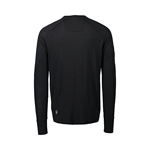 POC Men's Light Merino Jersey, Uranium Black, MED