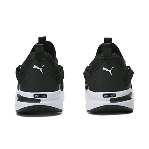 PUMA Men's SOFTRIDE Rift Slip On, Puma Black-Puma White, 8.5
