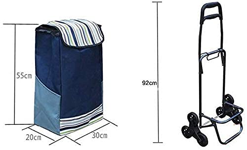 Shopping Trolley on Wheels Multi Function Shopping Cart Portable Collapsible Bag Small Trailer Luggage Cart Travel Trolley Storage Hand Trucks,H ,