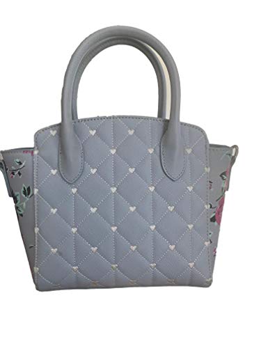 Luv Betsey Kassie PVC Top-Handle Satchel with Crossbody Strap Grey One Size