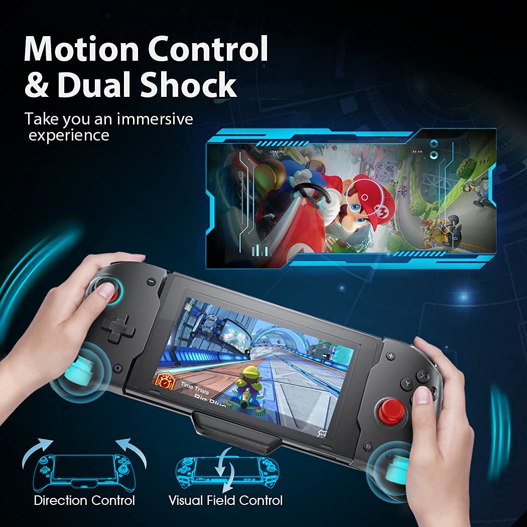 OIVO Switch Pro Controller Comfort Grip for Nintendo Switch, Switch Controller Gamepad with Turbo Vibration, Motion Control Fuctions for Nintendo Switch Handheld