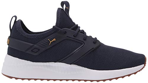 PUMA mens Pacer Next Excel Sneaker, Peacoat-gold, 11 US