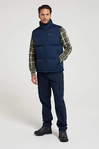 Mountain Warehouse Rock Mens Insulated Vest Navy Medium