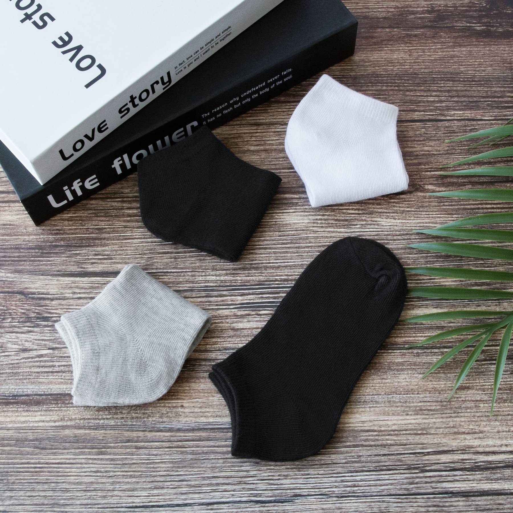 Tenpluszero 25 Pairs Kids' Low Cut Ankle Socks Half Cushion Athletic Socks for Infants Toddlers Kids Boys and Girls