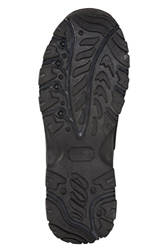 Mountain Warehouse Adventurer Mens Waterproof Hiking Boots Black 7 M US Men