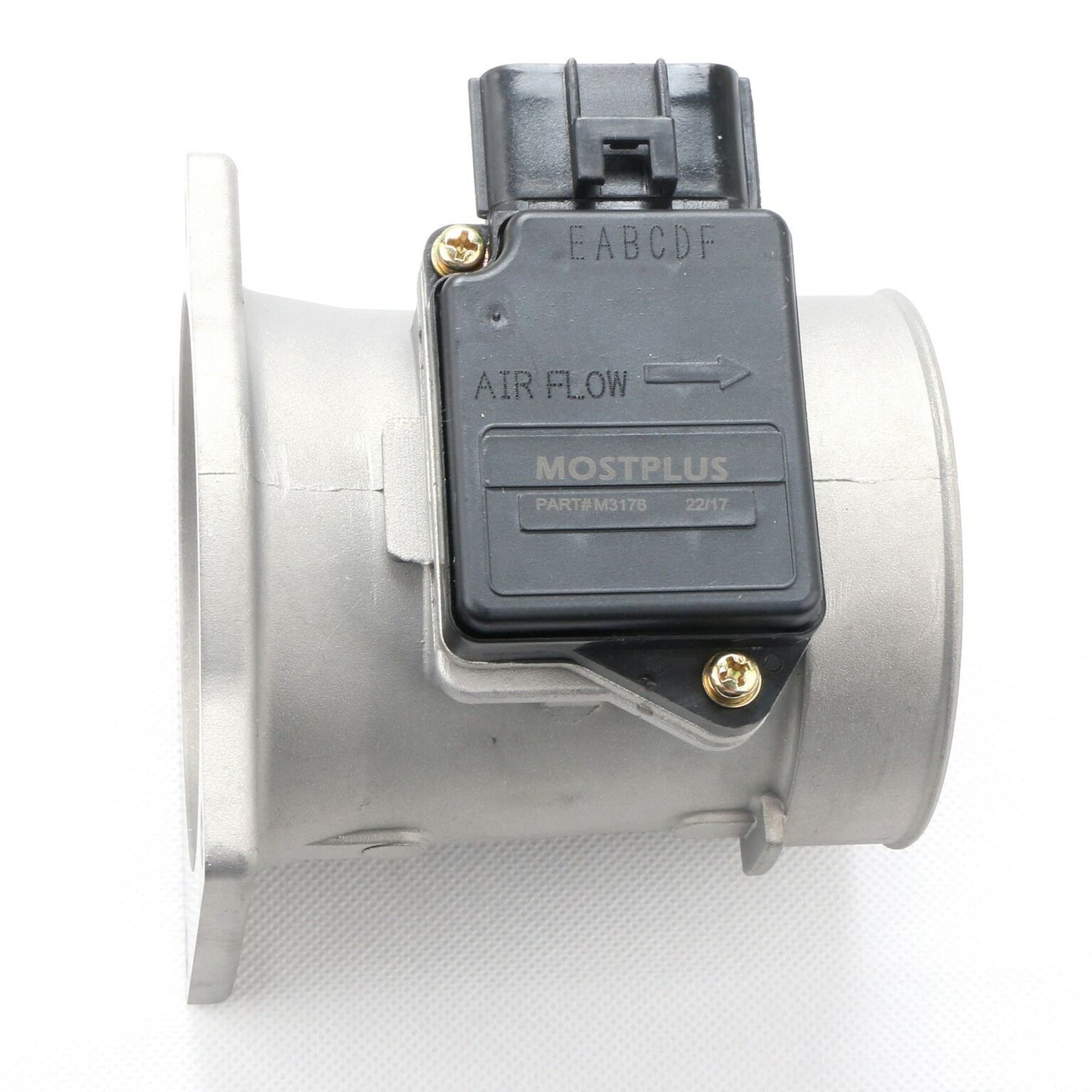 MOSTPLUS 849948 MAF Mass Air Flow Sensor Meter MAF Direct Replacement Compatible with Ford F150 F-250 F350 |Lincoln Taurus Installed